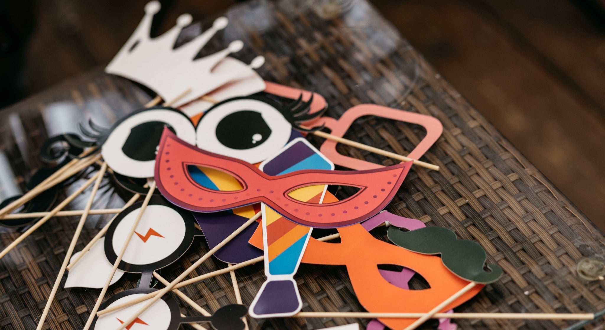 Selfie Props | Selfie Sticks til Fest og Photo booth!