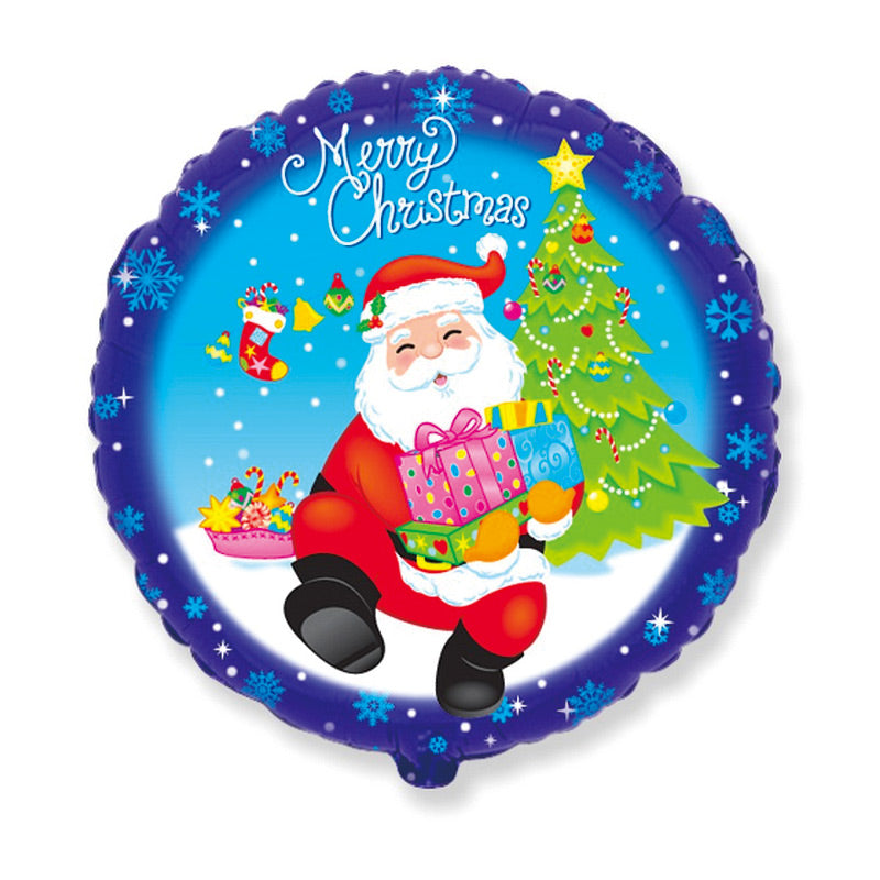 Folie Ballon med Julemand | Send en ballon!