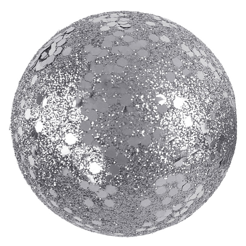 Dekorations Kugler i Sølv glitter | Mini kugler til Dekoration!